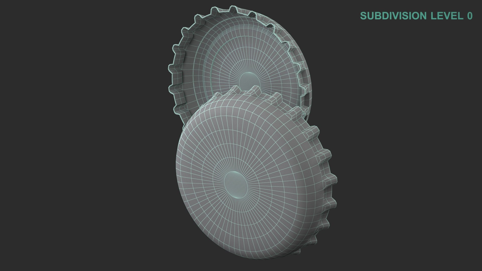 Sprite Bottle Cap 3D Model - TurboSquid 2196296