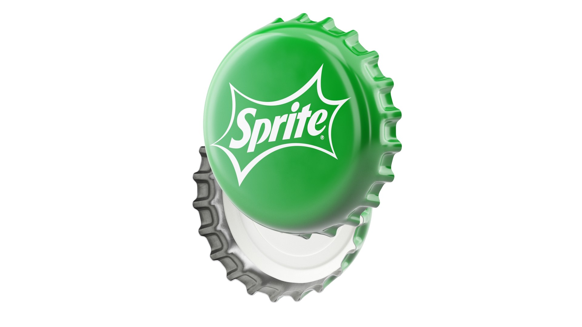 Sprite Bottle Cap 3D Model - TurboSquid 2196296