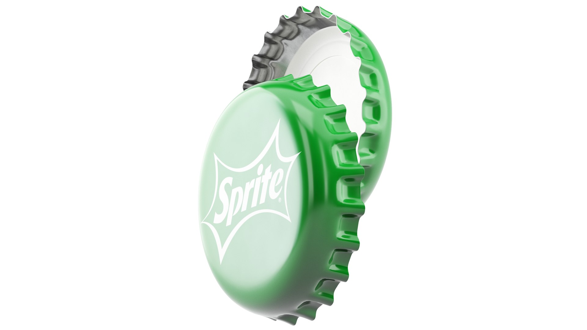 Sprite Bottle Cap 3D Model - TurboSquid 2196296
