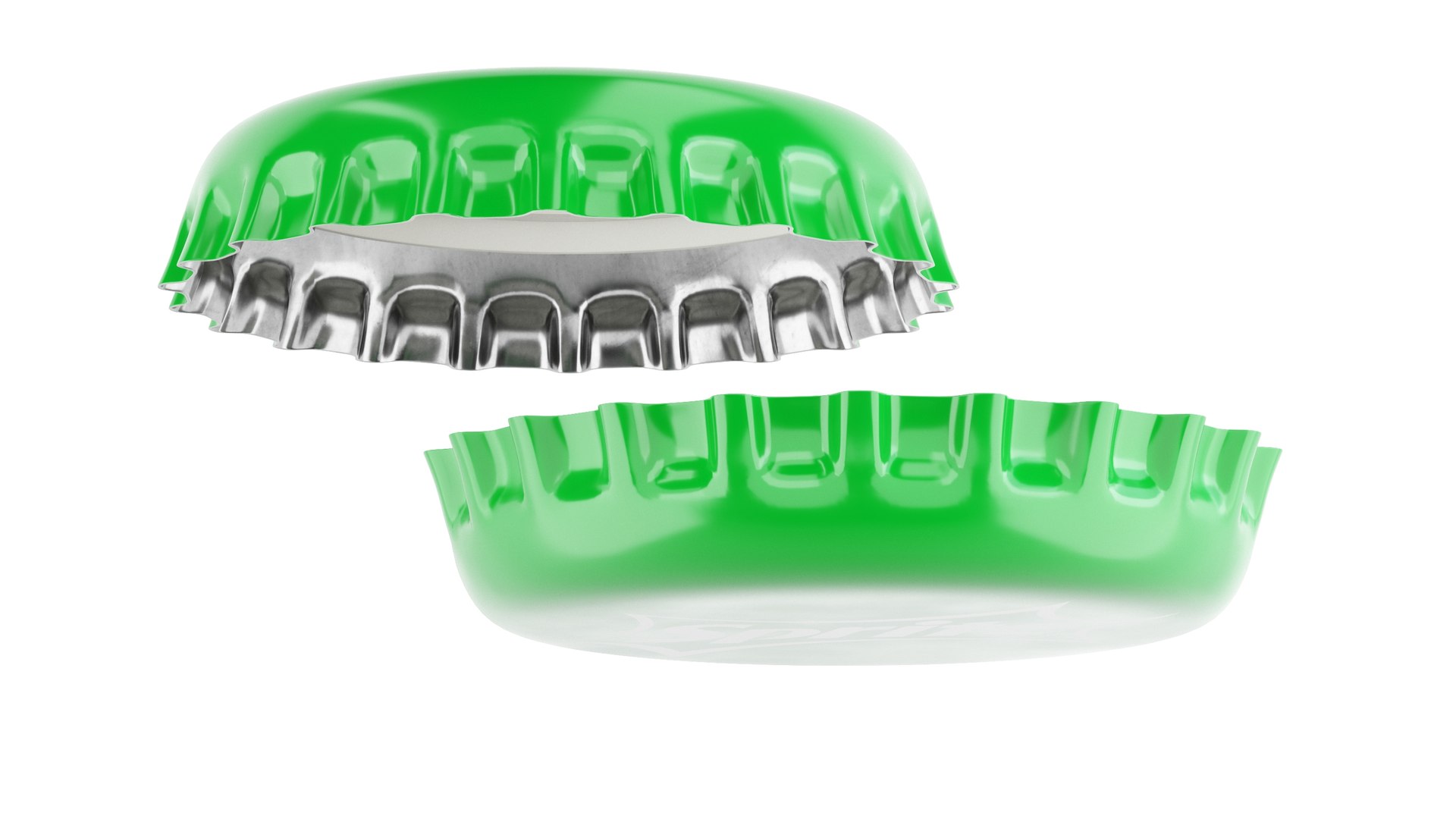 Sprite Bottle Cap 3D Model - TurboSquid 2196296