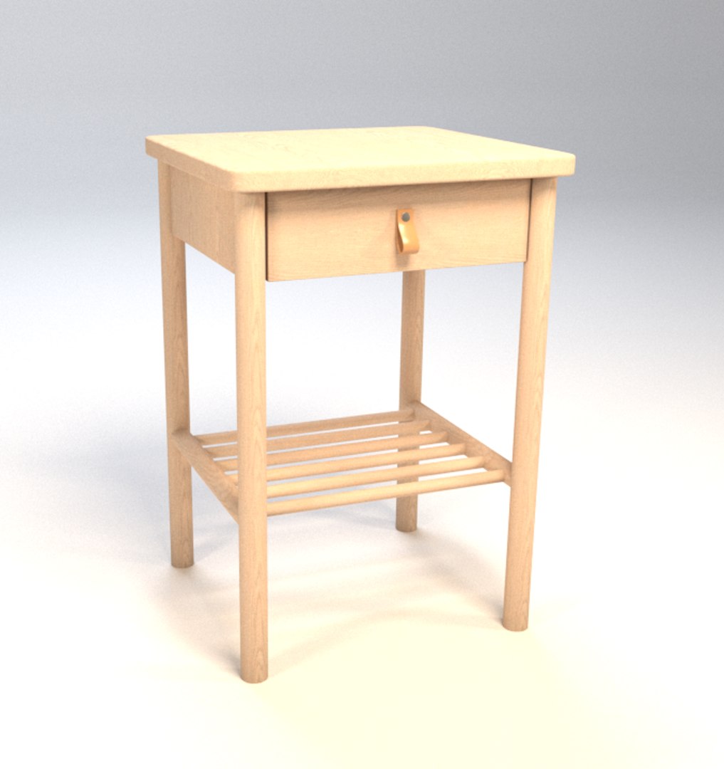 Bedside Table 3D - TurboSquid 1838962