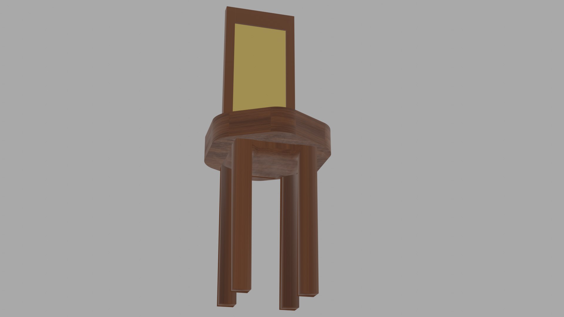 3D Hexagonal Chair Model - TurboSquid 1510421