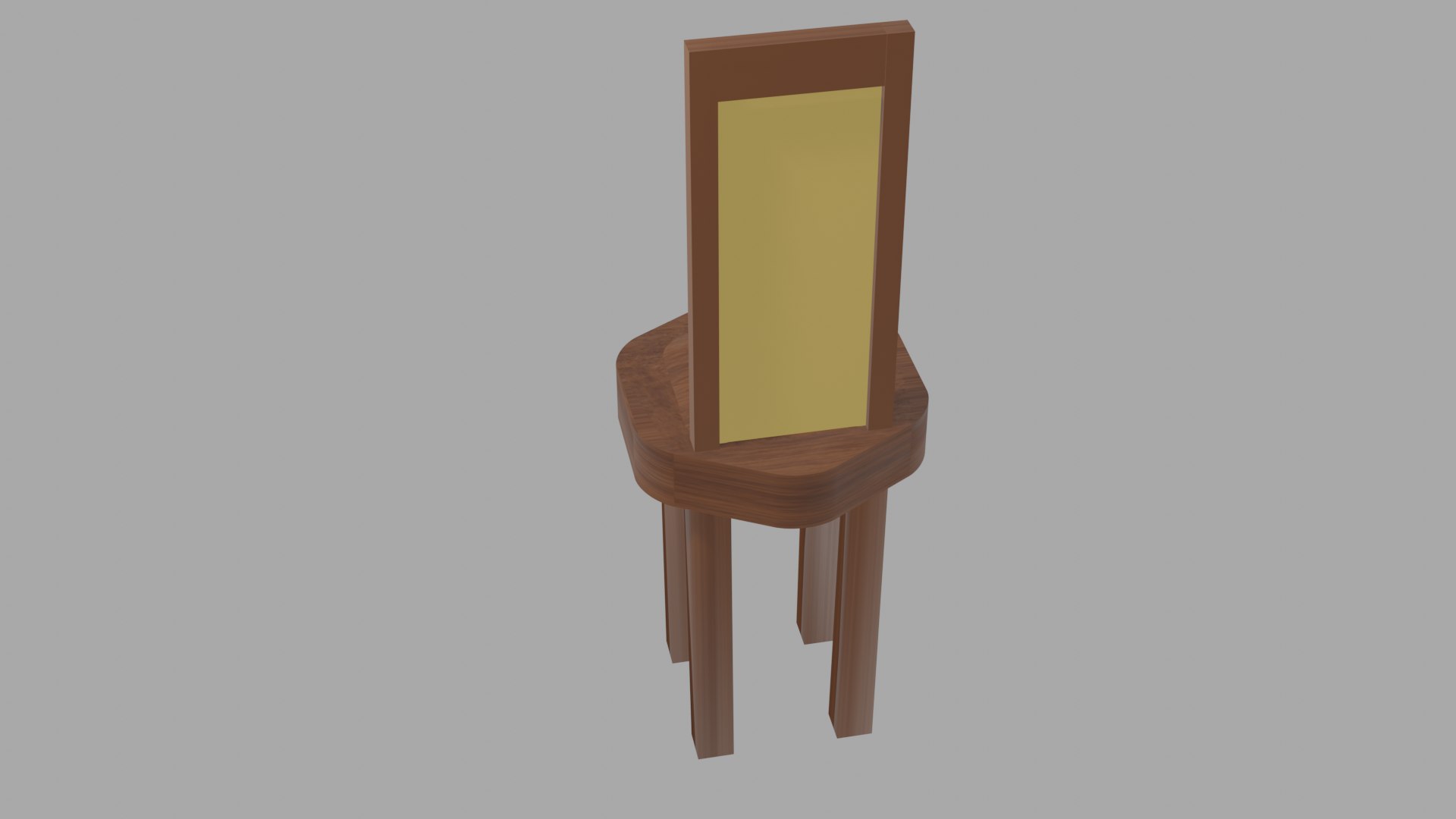 3D Hexagonal Chair Model - TurboSquid 1510421