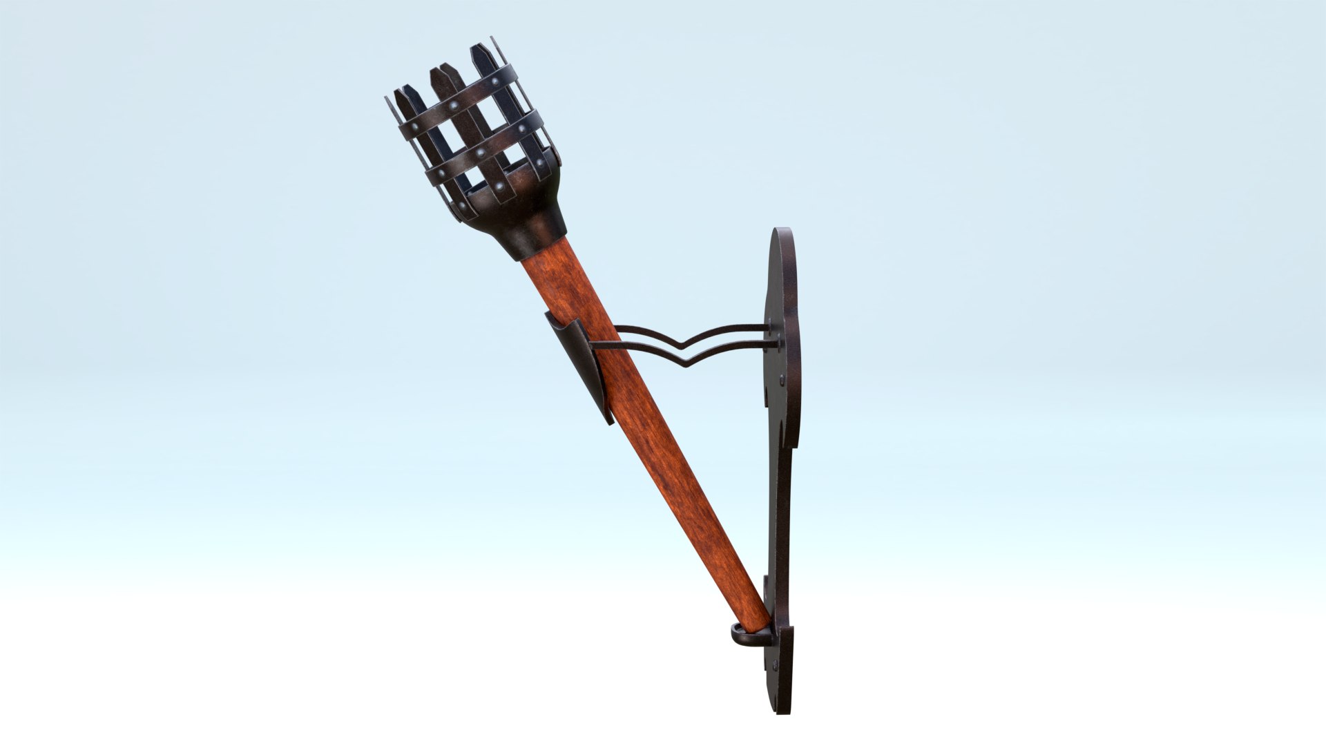3D Wall Torch - TurboSquid 1977218