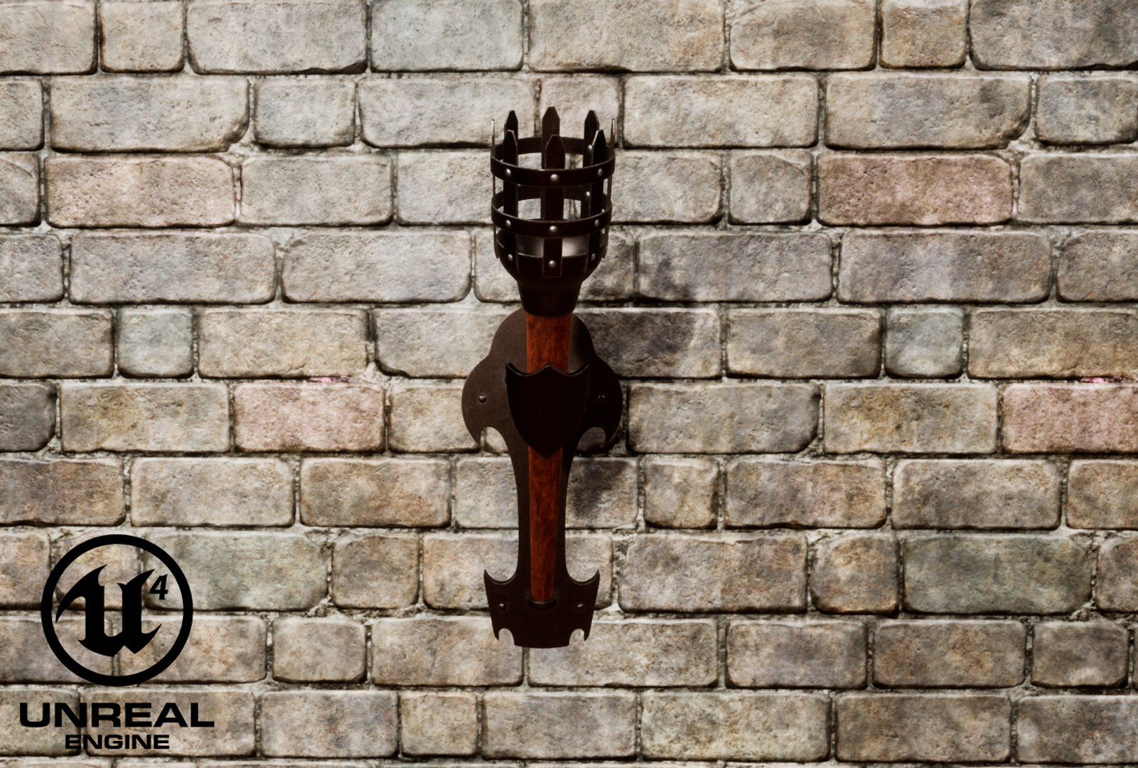 3D Wall Torch - TurboSquid 1977218