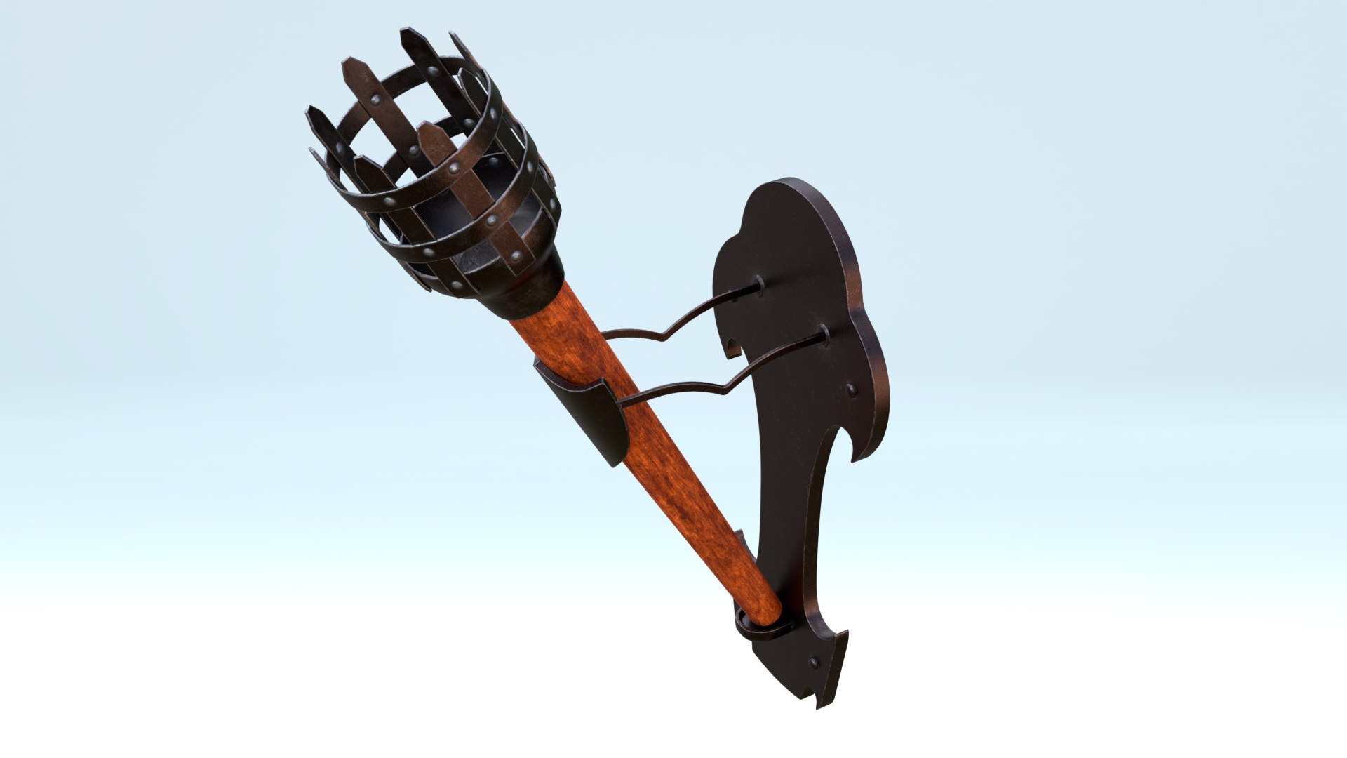 3D Wall Torch - TurboSquid 1977218