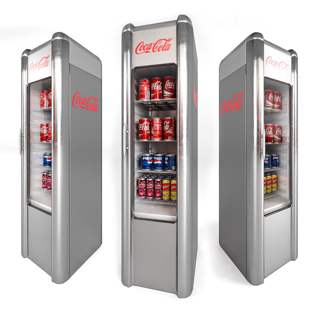 Coca-Cola Refrigerator 3D - TurboSquid 2080622