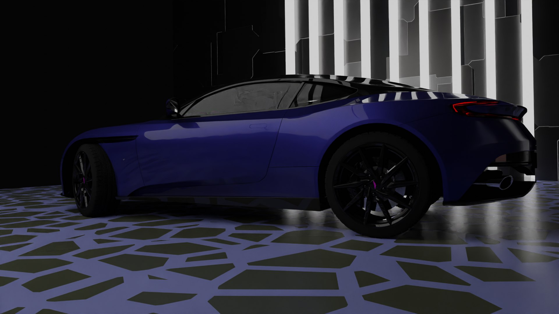 3D 3d Car Scene - TurboSquid 2046875