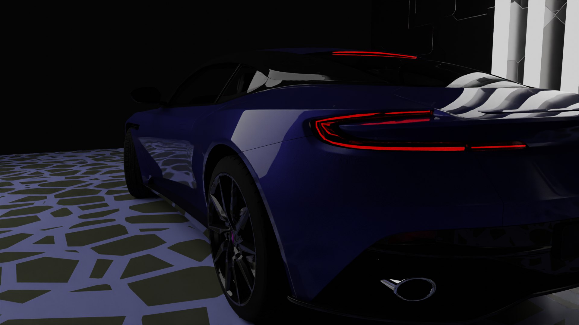 3D 3d Car Scene - TurboSquid 2046875