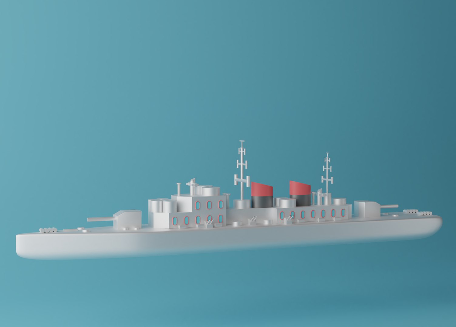 Cartoon Ship Toon 3D Model - TurboSquid 1635925