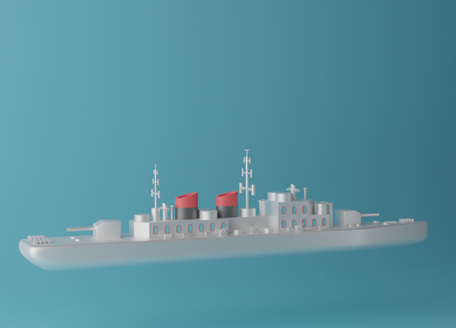 Cartoon Ship Toon 3D Model - TurboSquid 1635925