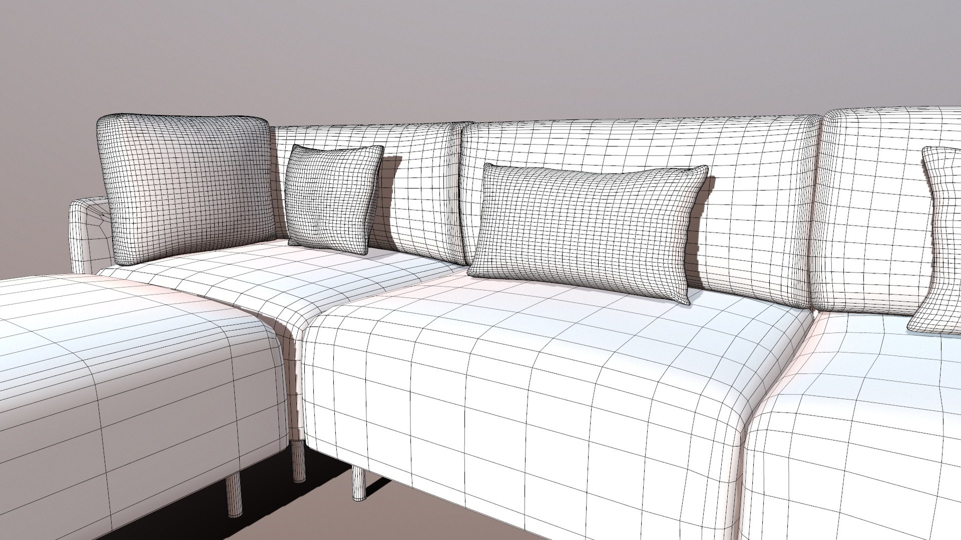 Sofa L Shaped 3D Model - TurboSquid 2249542
