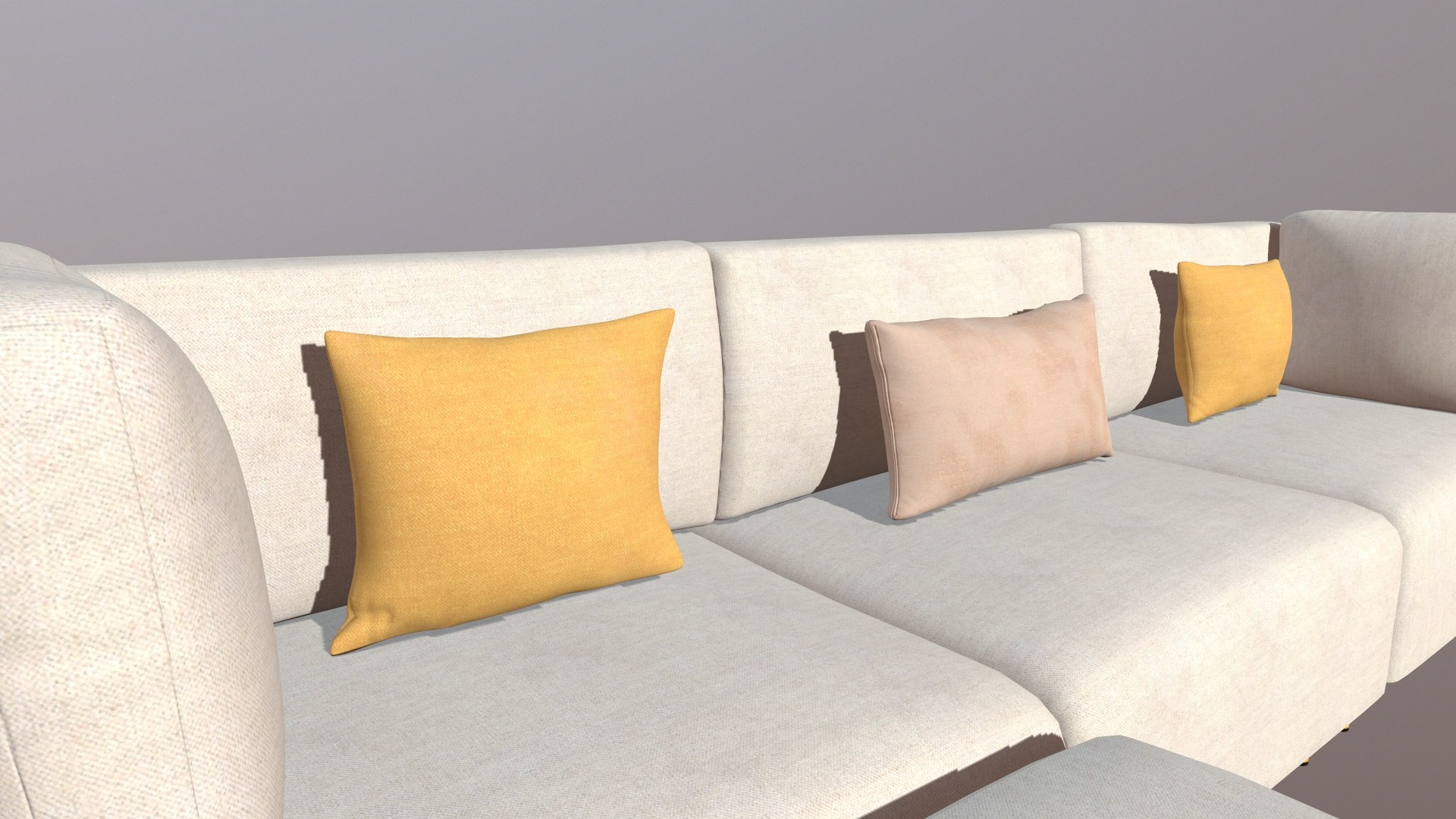 Sofa L Shaped 3D Model - TurboSquid 2249542