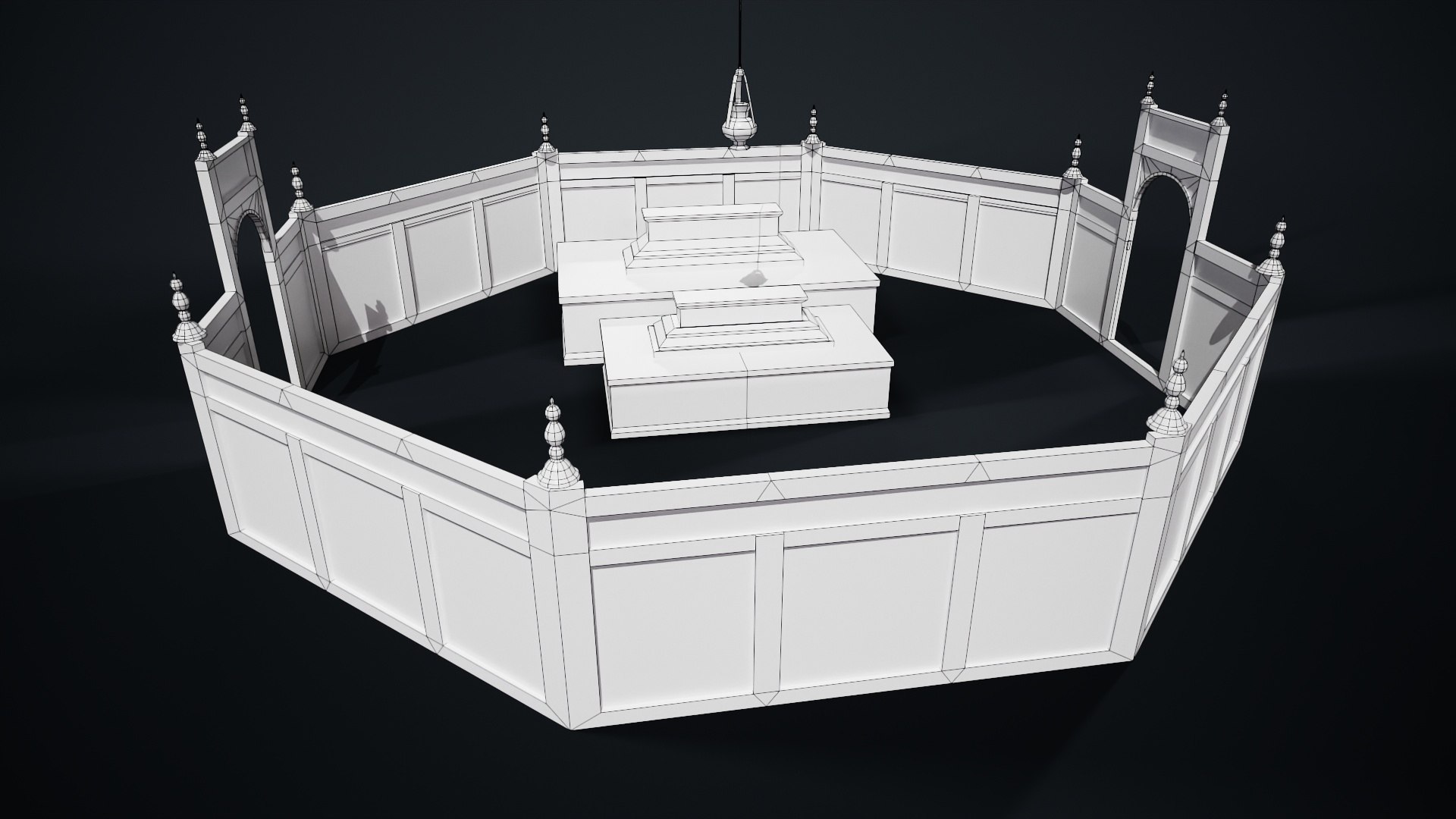 3D Cemetery - TurboSquid 2146435