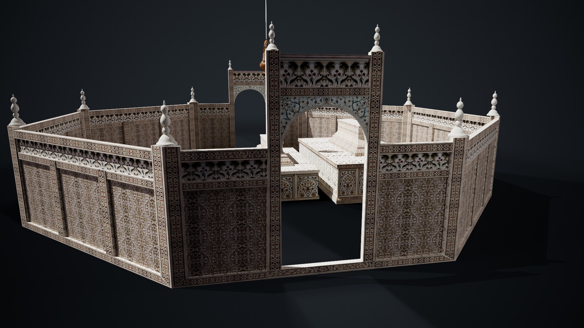 3D Cemetery - TurboSquid 2146435