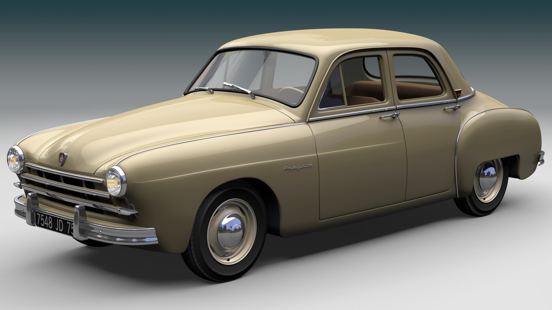 3D Renault Fregate 1952 - TurboSquid 2098163