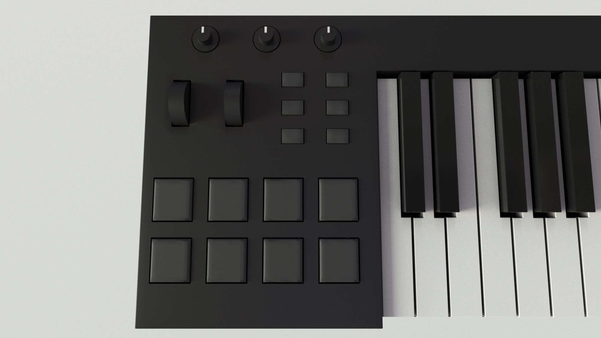 3D Model Midi Keyboard - TurboSquid 1709724