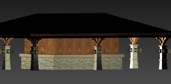 3d pavilion parks model