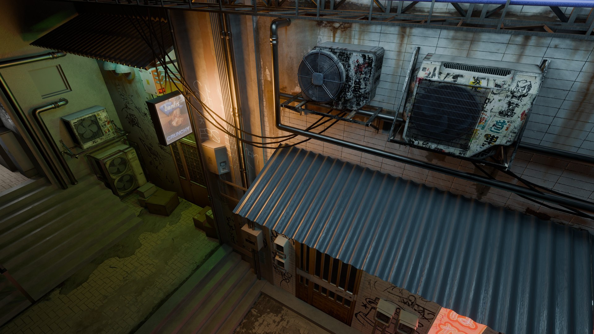 3D Nook Place Cyberpunk Model - TurboSquid 2258662