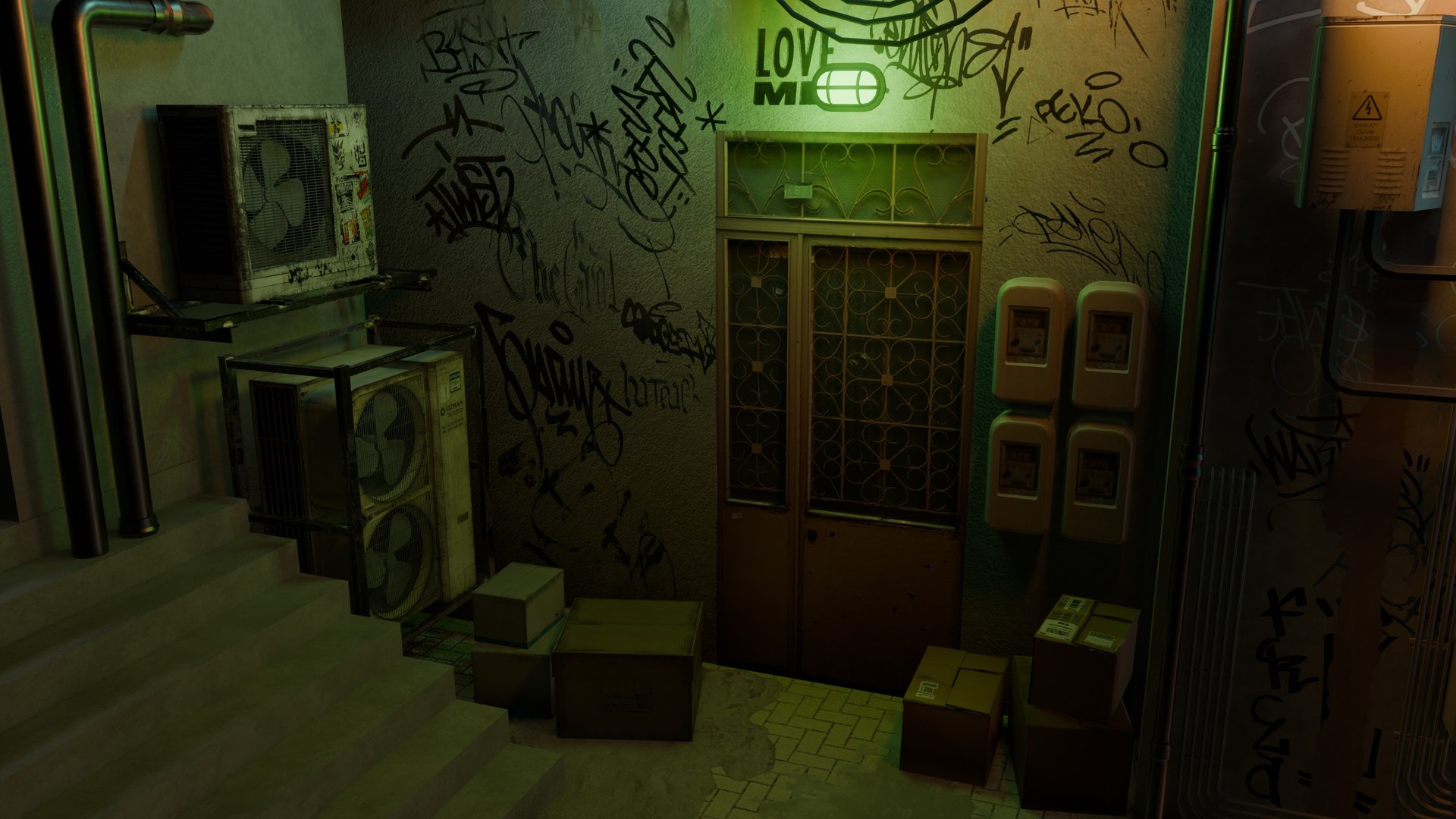 3D Nook Place Cyberpunk Model - TurboSquid 2258662