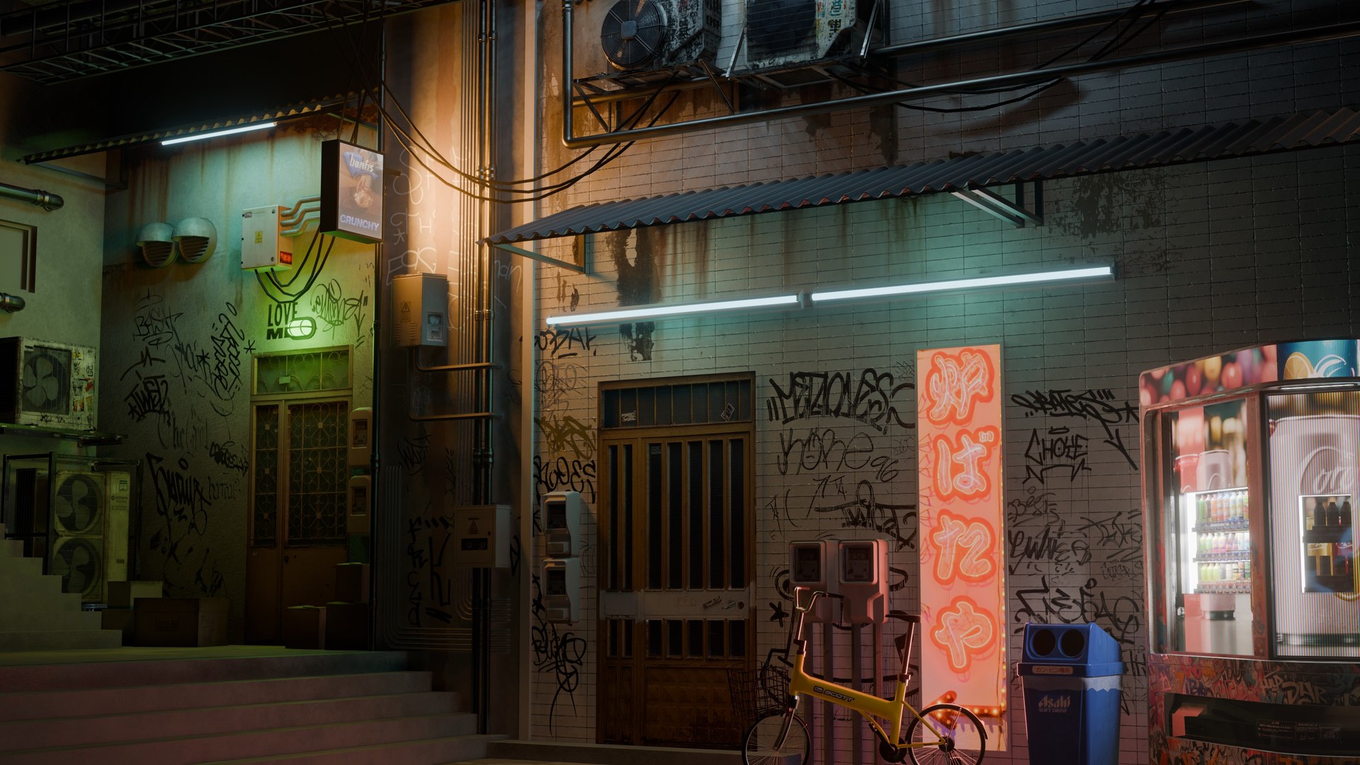 3D Nook Place Cyberpunk Model - TurboSquid 2258662