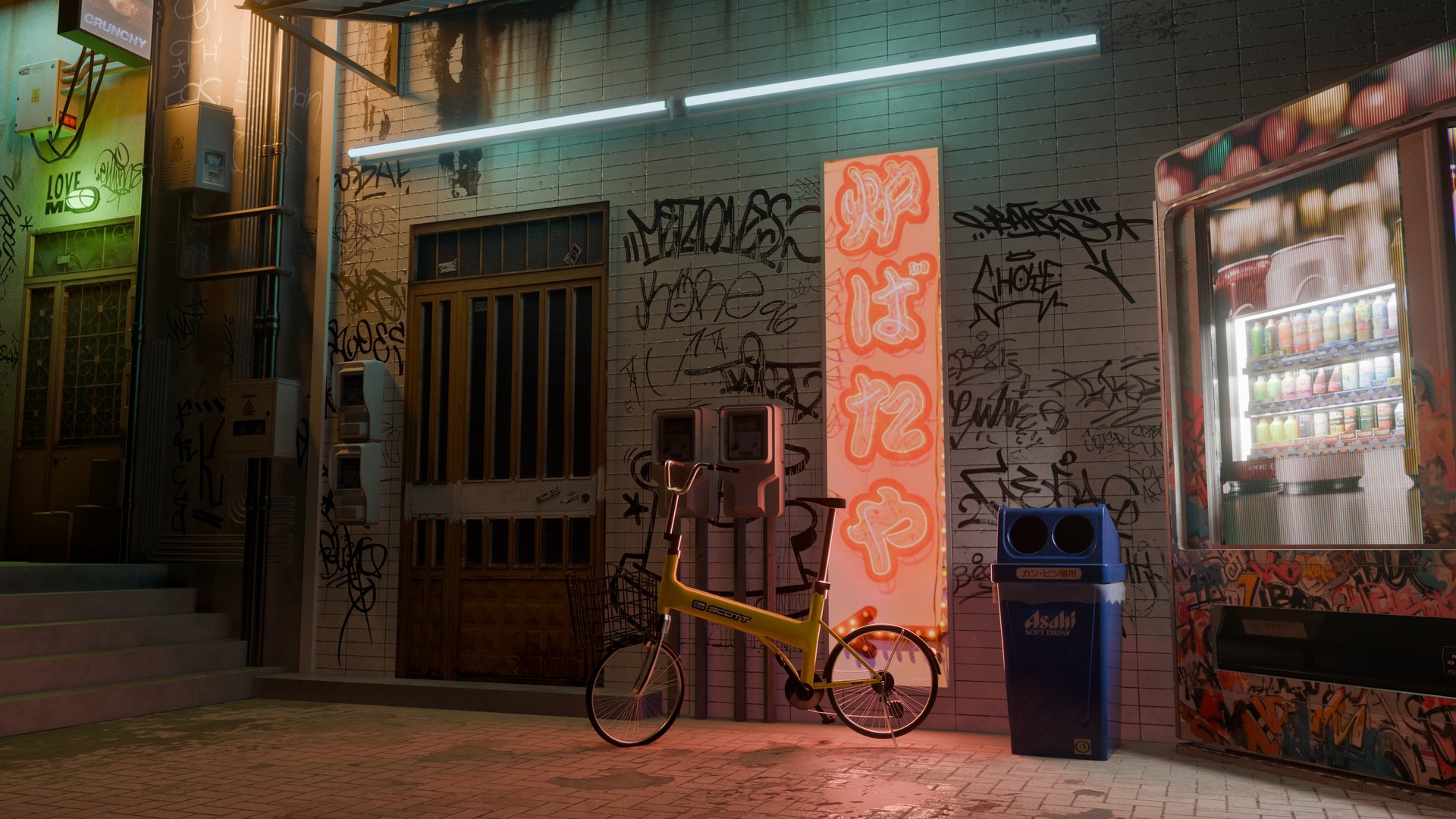 3D Nook Place Cyberpunk Model - TurboSquid 2258662
