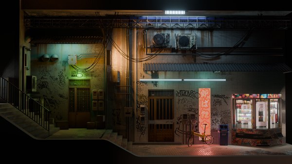 Alley 3D Models for Download | TurboSquid