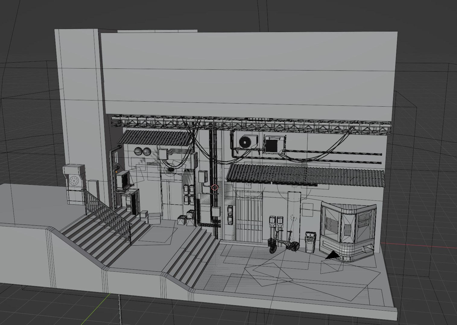 3D Nook Place Cyberpunk Model - TurboSquid 2258662