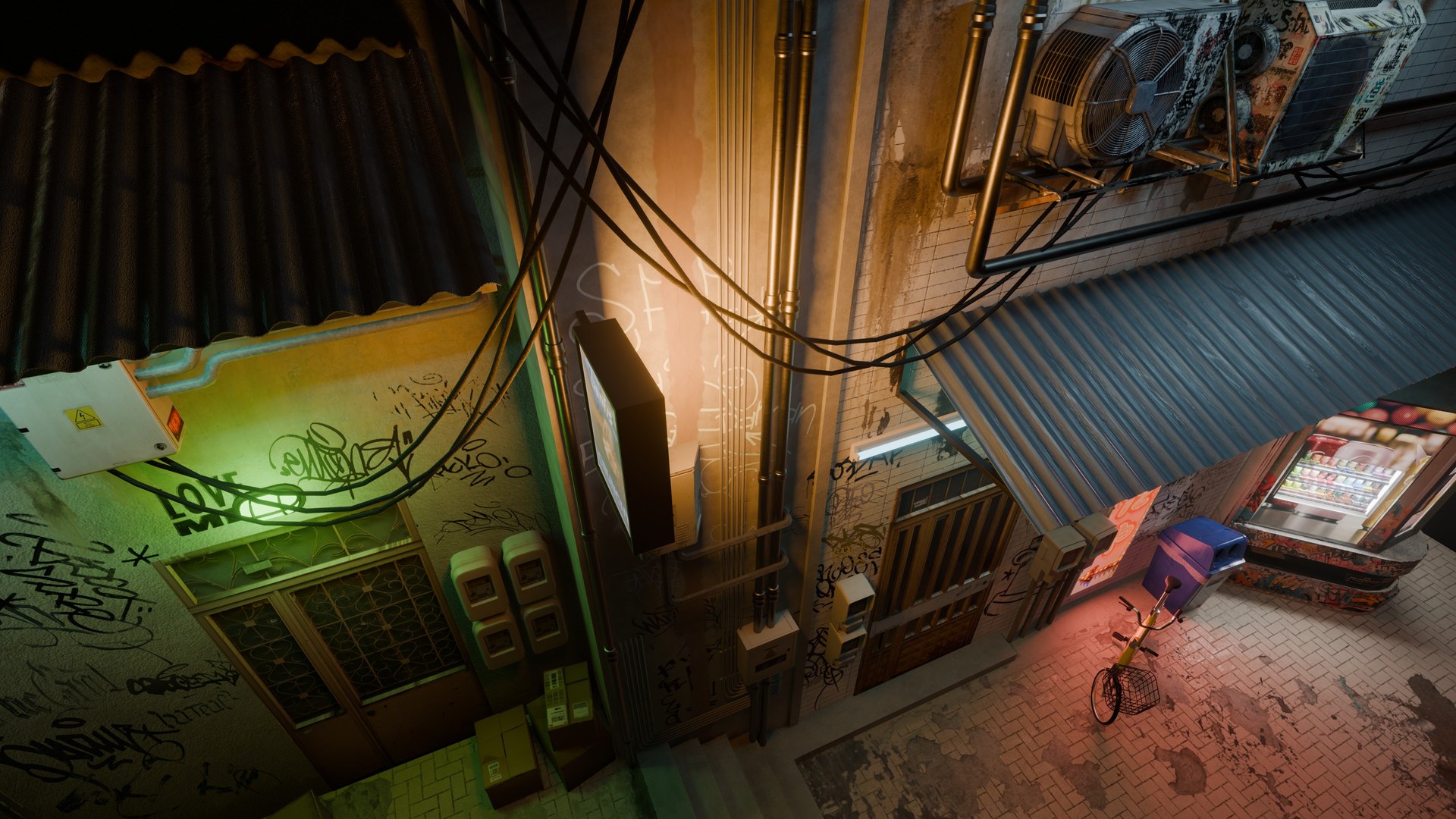 3D Nook Place Cyberpunk Model - TurboSquid 2258662