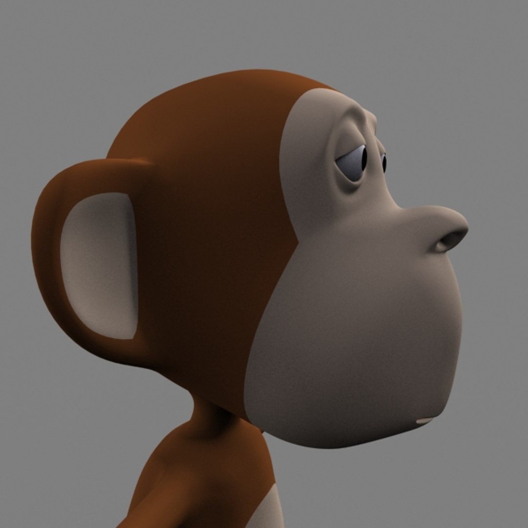 3d Monkey Character