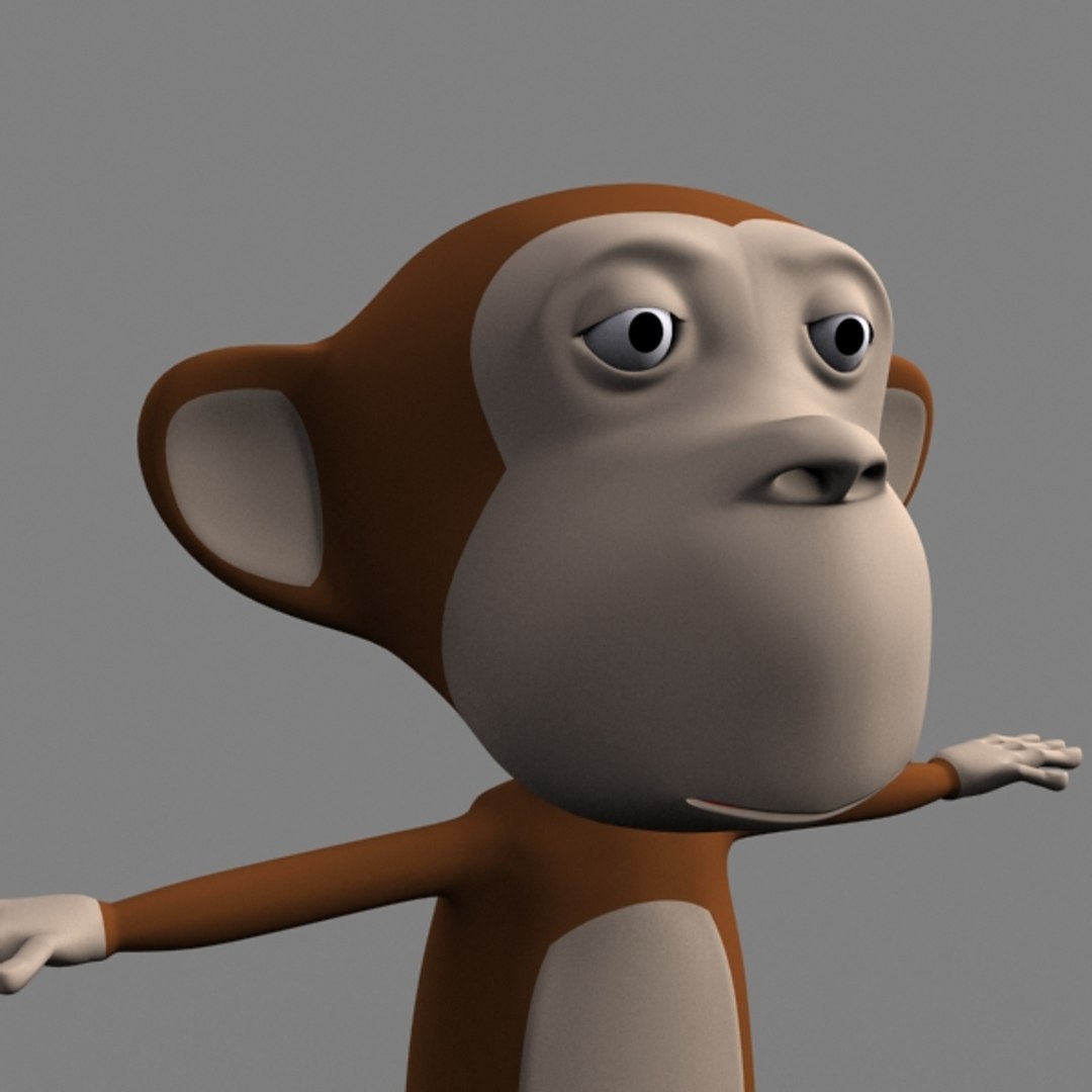 3d Monkey Character