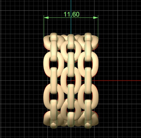 modelo 3d Anillo de cadena 06 en tamaño estadounidense - TurboSquid 1669035