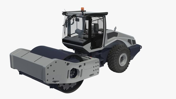 Heavyweight Single Drum Compactor Clean Rigged 3D - TurboSquid 1750101