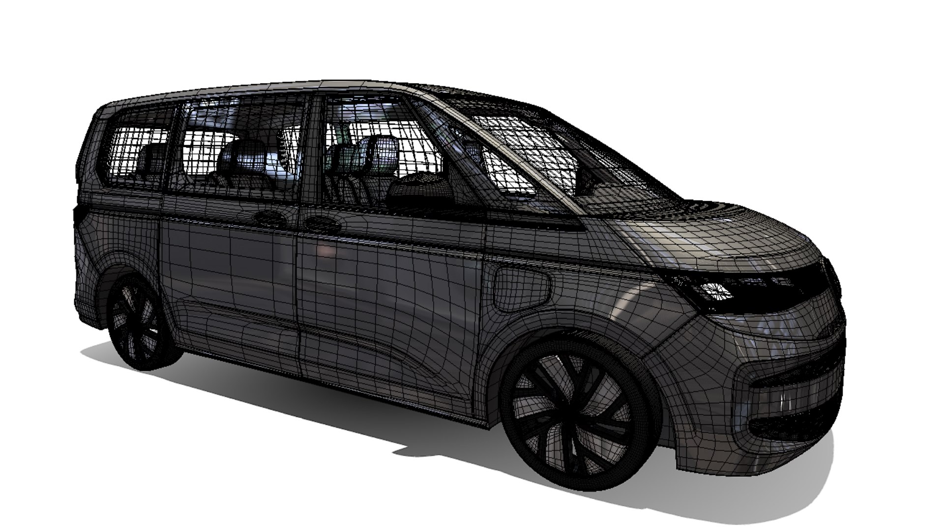 Volkswagen Multivan Life 3D Model - TurboSquid 2332783