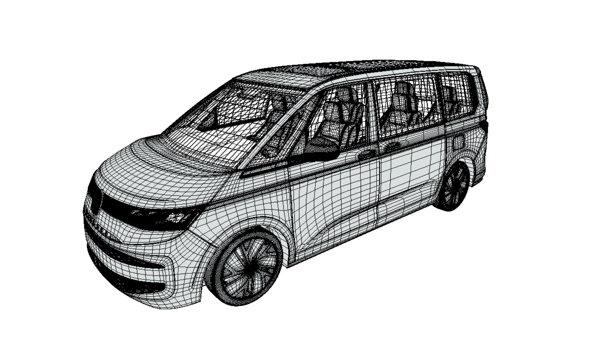 Volkswagen Multivan Life 3D Model - TurboSquid 2332783