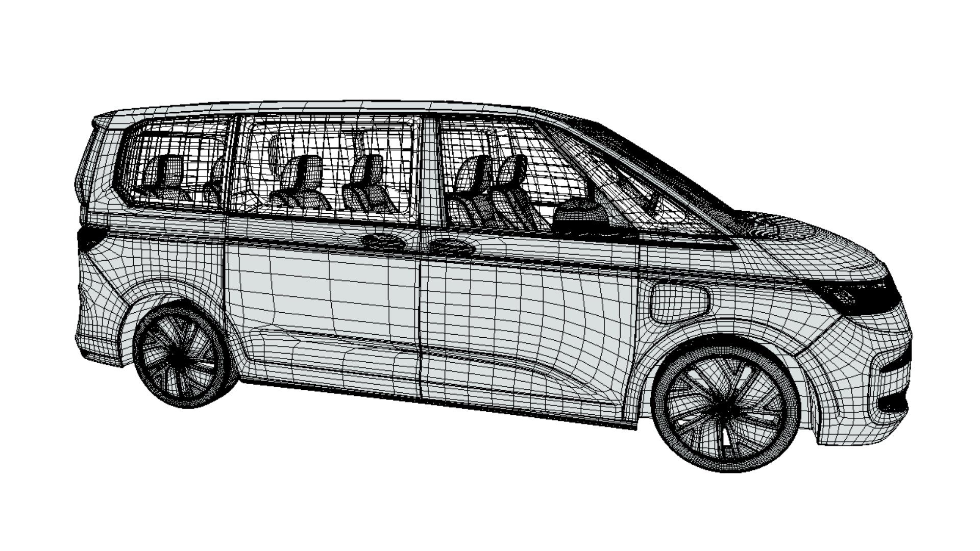 Volkswagen Multivan Life 3D Model - TurboSquid 2332783