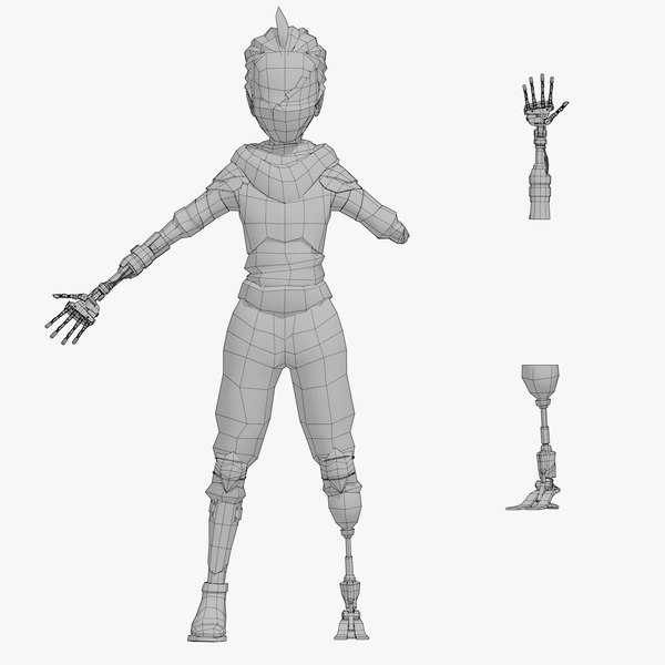 Modelo Ninja Ciborgue Modelo 3D - TurboSquid 1861306