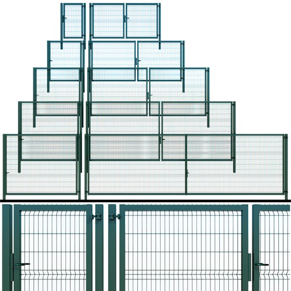 3D automatic sliding gate grid - TurboSquid 1272949