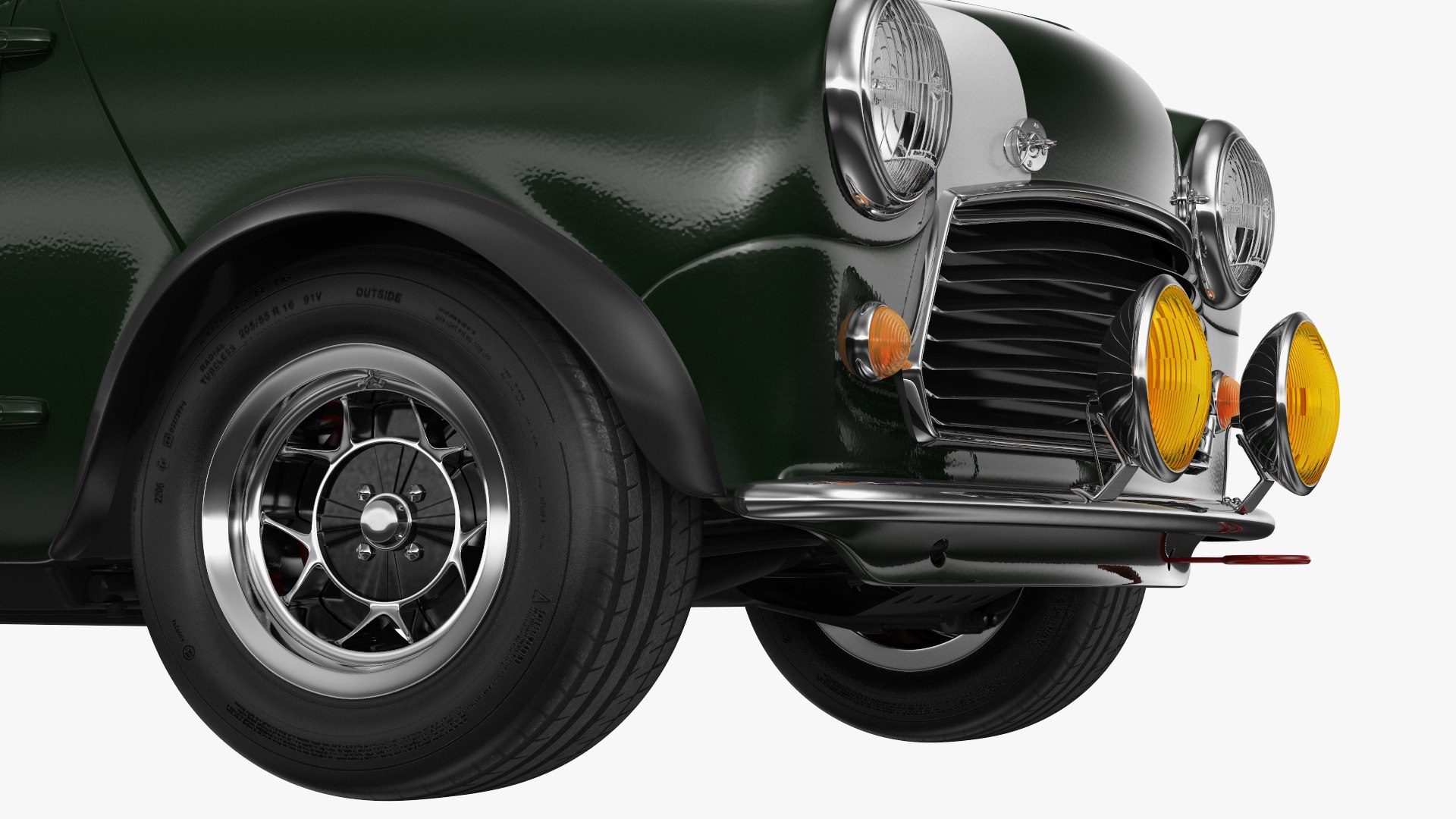 Vintage Compact Car 3D model - TurboSquid 1910883
