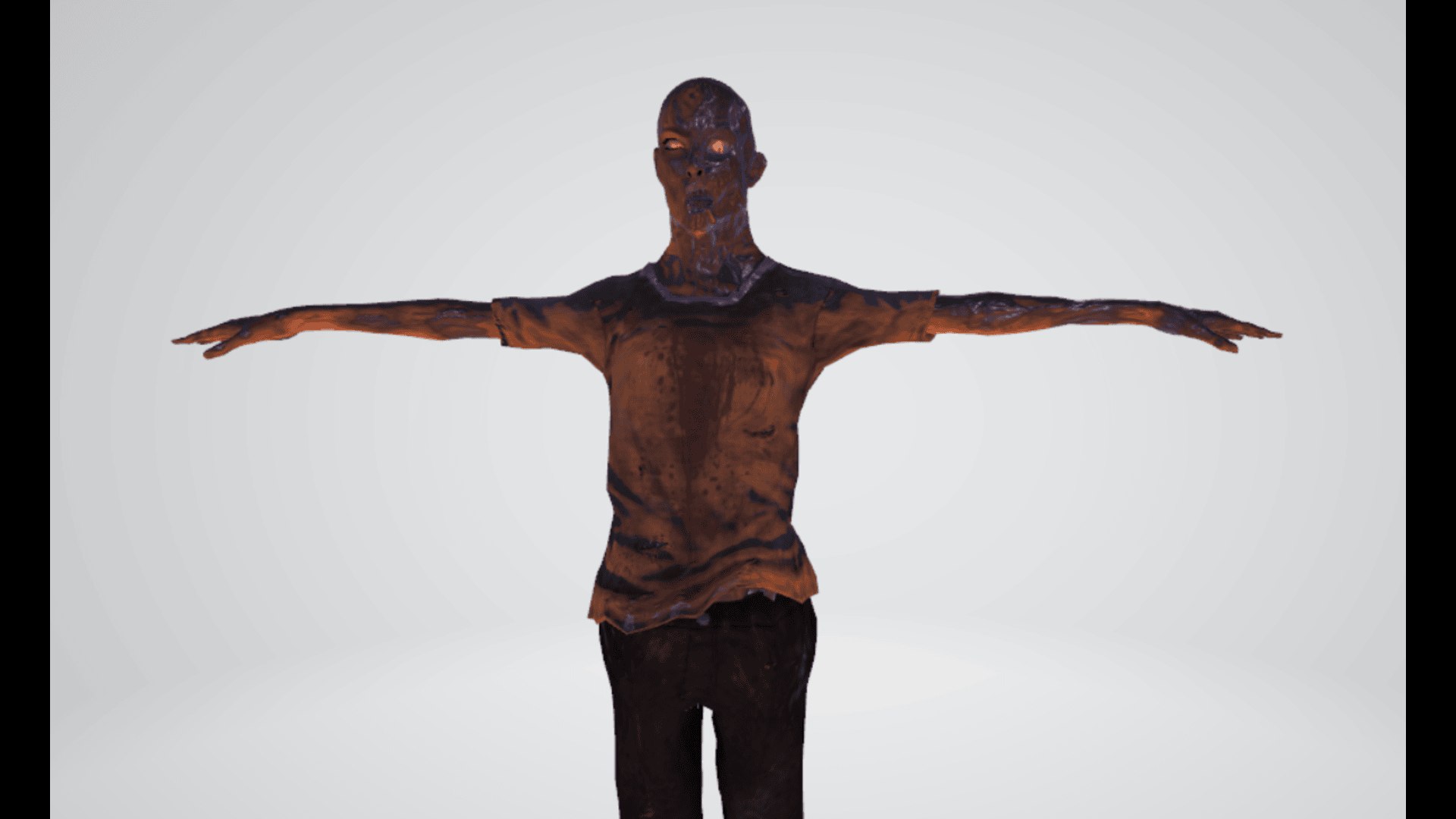 3D Zombie Female Screaming - TurboSquid 2298139