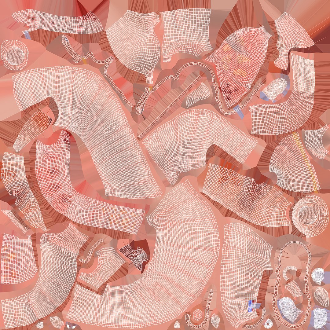Medical Model Diseased Intestine Model - TurboSquid 2068464