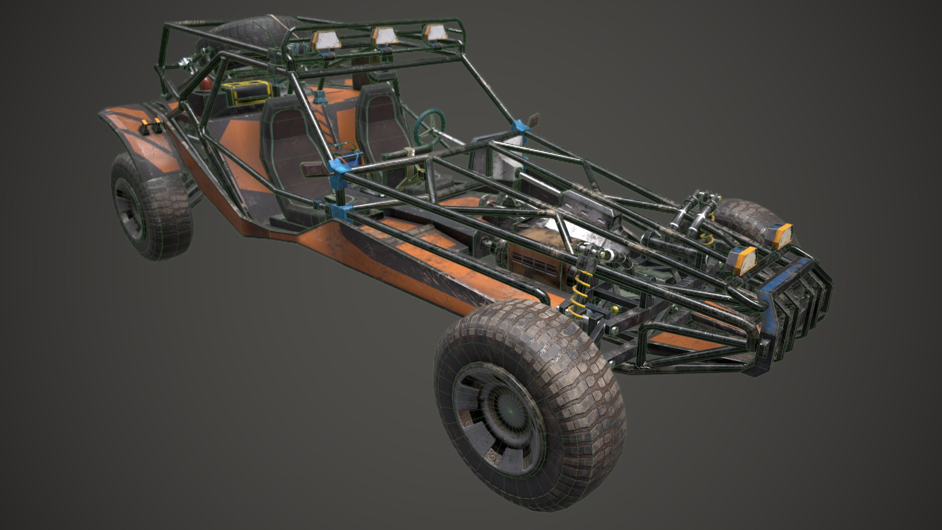Buggy Car 01 3D - TurboSquid 2243725