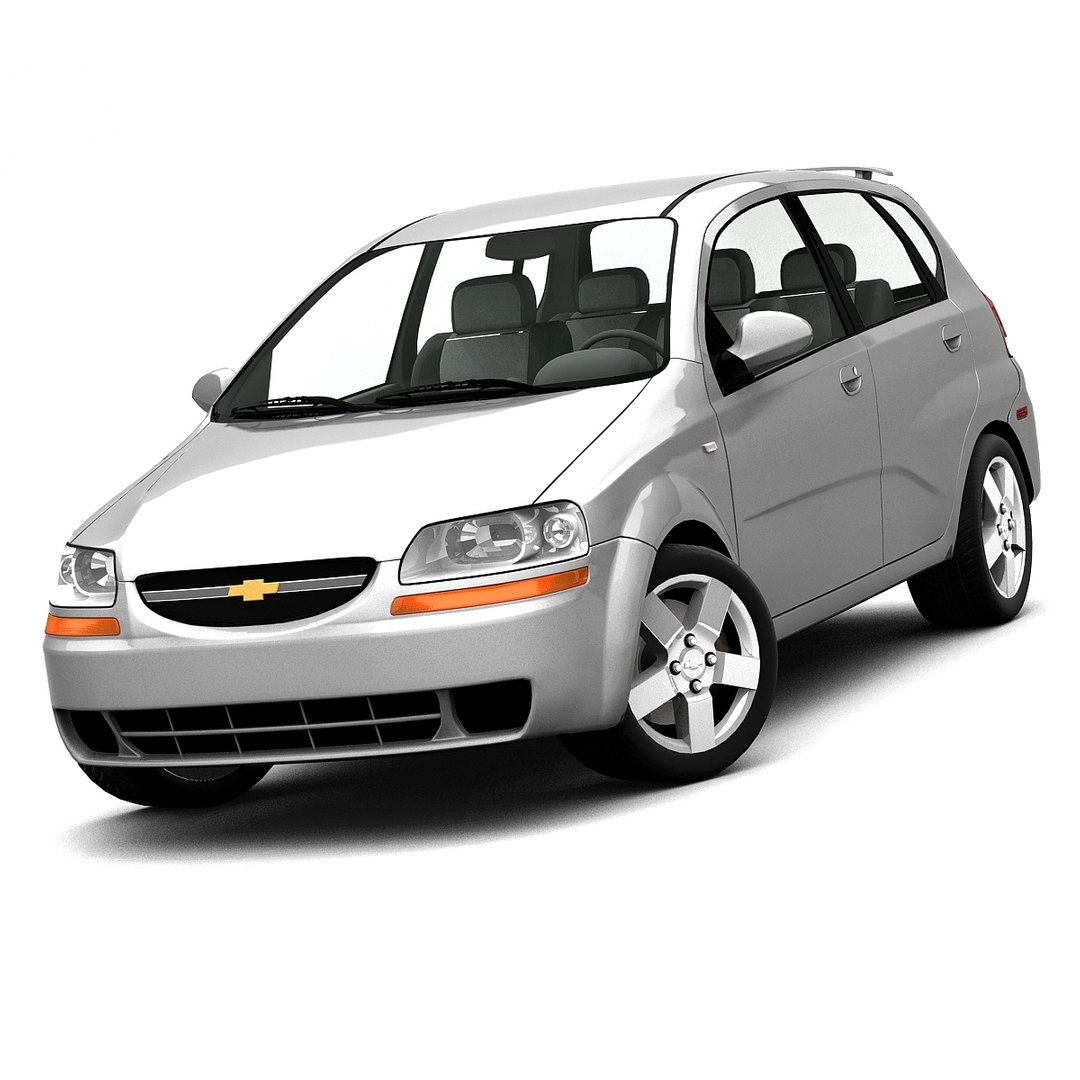 Chevrolet Aveo Hatchback 3d Model