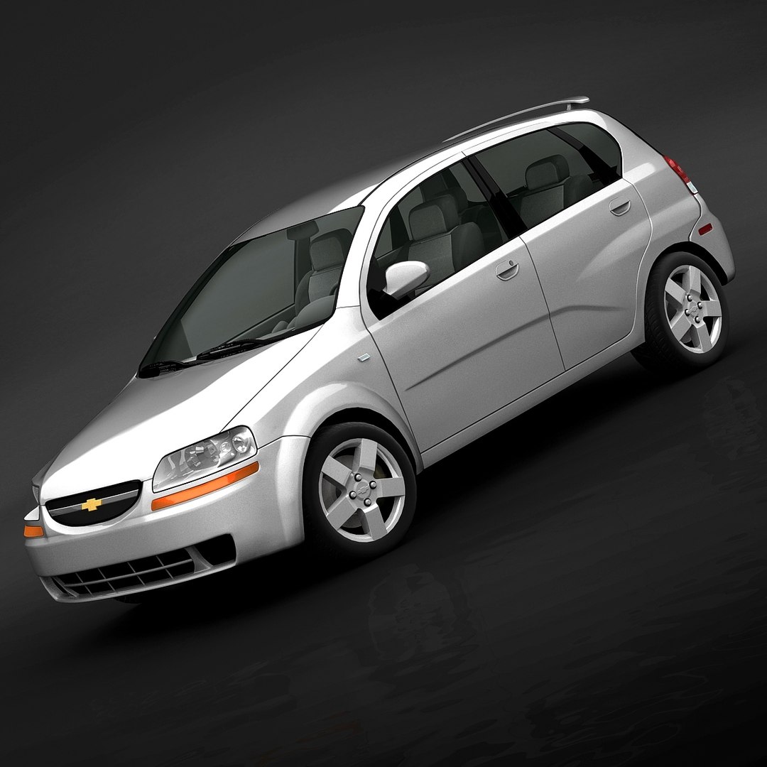Chevrolet Aveo Hatchback 3d Model