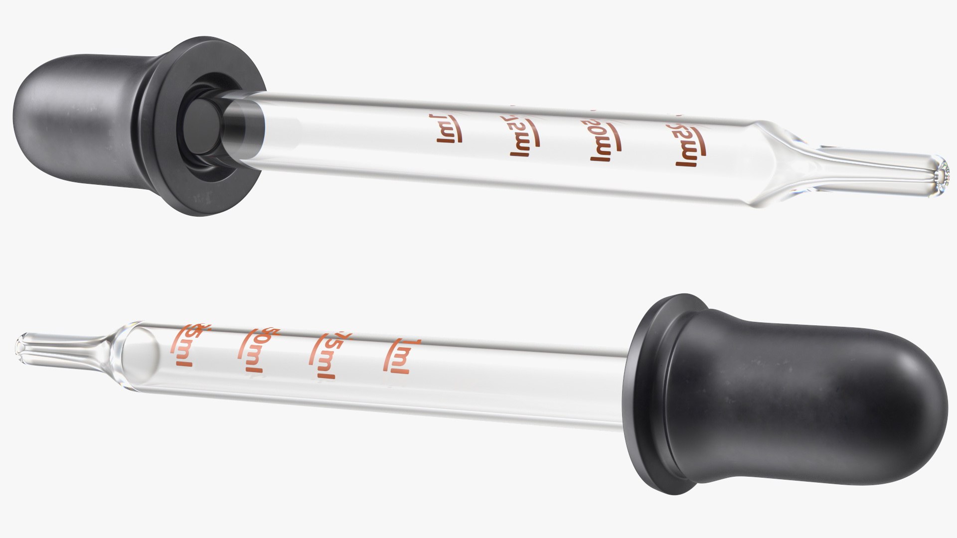 Straight Tip Calibrated Medicine Dropper 1ml 3D model - TurboSquid 1804861