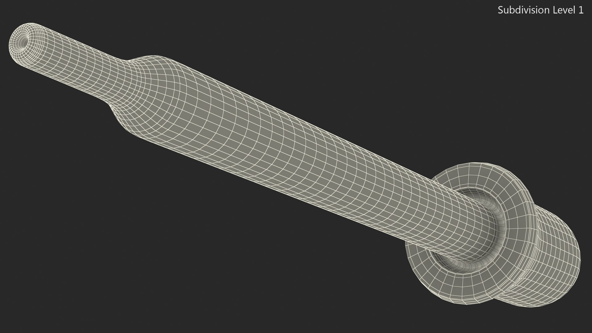 Straight Tip Calibrated Medicine Dropper 1ml 3D model - TurboSquid 1804861