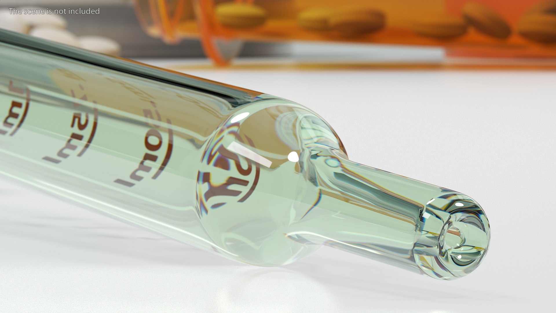 Straight Tip Calibrated Medicine Dropper 1ml 3D model - TurboSquid 1804861
