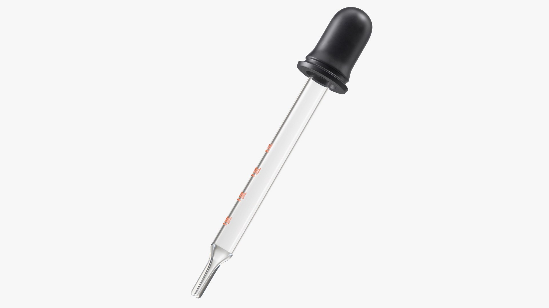 Straight Tip Calibrated Medicine Dropper 1ml 3D model - TurboSquid 1804861