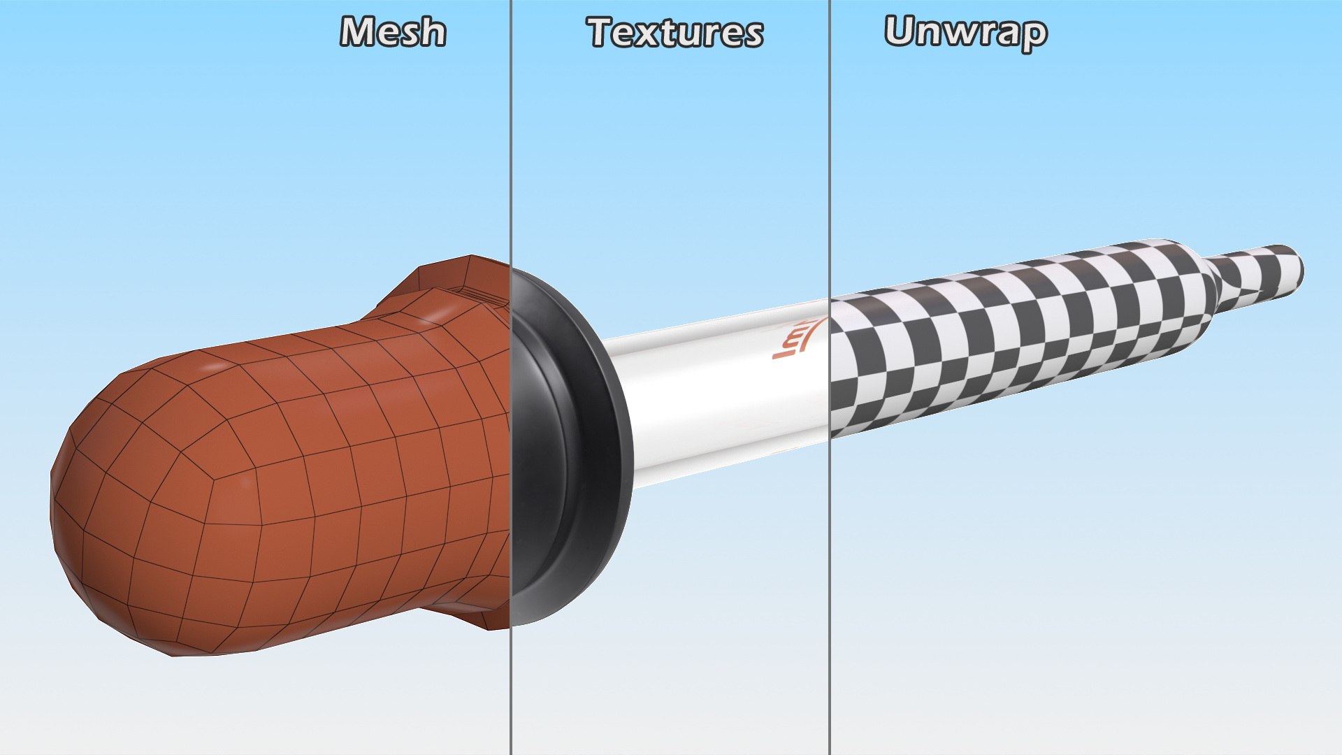 Straight Tip Calibrated Medicine Dropper 1ml 3D model - TurboSquid 1804861