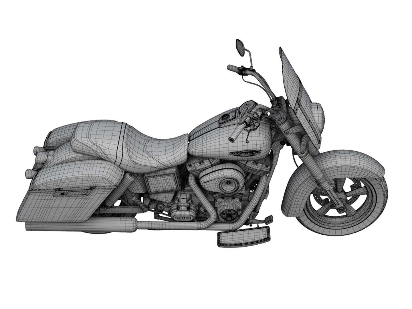 3ds max harley-davidson fld dyna switchback